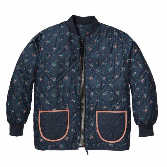 THE GREAT. | Jackets & Coats | The Great Eddie Bauer The Reversible Patchwork Bomber Jacket ...